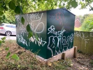 Growing Hollingdean New Shed & Flats Mural to Hide Graffiti Tagging ...